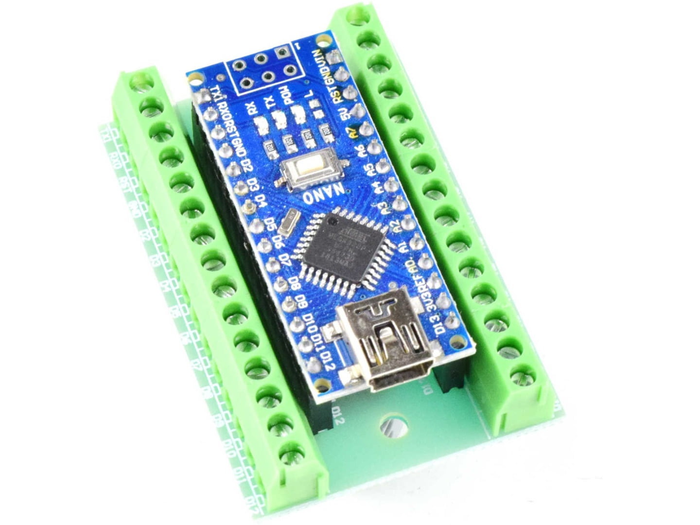 Arduino Nano Screw Terminal Adapter Also Fits Canaduino Breadboard | My ...