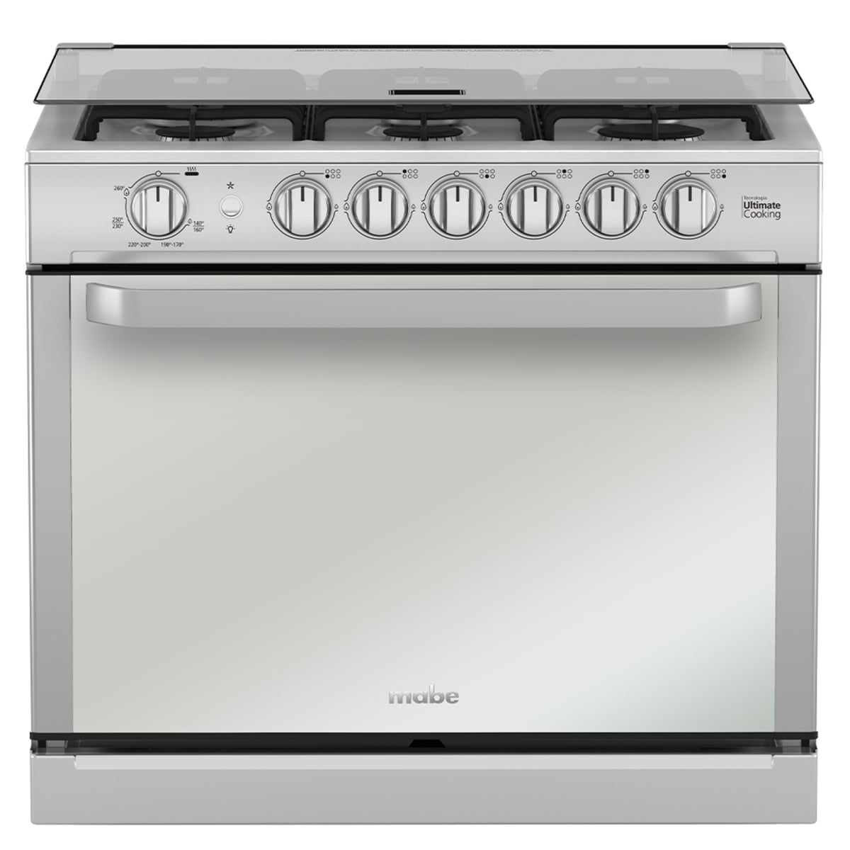 Estufa de Empotre 80 cm (30 pulgadas) Plata Mercury Mabe - MA0C80300CI4 ...