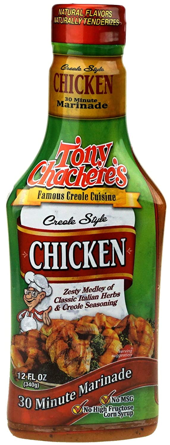 Tony Chacheres Creole Style 30 Minute Marinade, Chicken 12 Oz (Pack of ...