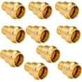 3/4" Propress to PEX Adapter Fittings - Brass Coupling, Lead-Free, 10 ...