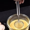 Giaone Handheld Butter Eggs Mixer Stainless Steel Spirals Spring Whisk ...