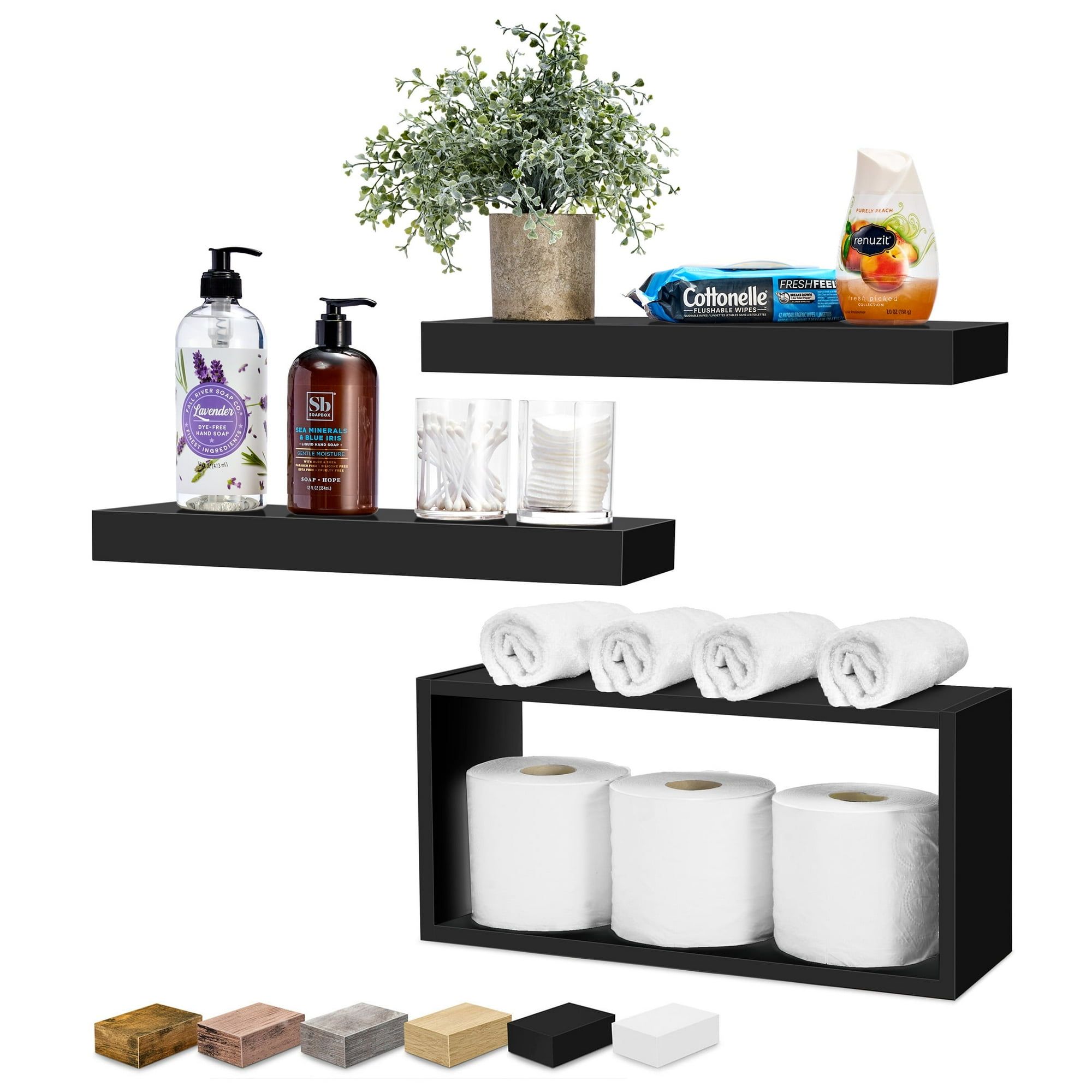 Click here for Sorbus Floating Shelves For Wall Set Of 3 - Bathro... prices
