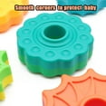 Spinning Stacking Toy for Baby Kids, Rainbow Tower, Dual Color Spinning ... Spinning Stacking Toy for Baby Kids, Rainbow Tower, Dual Color Spinning ...