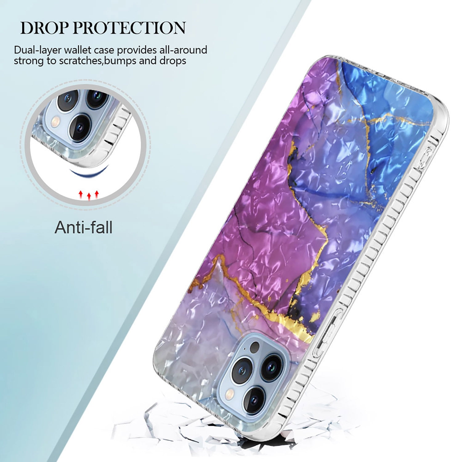 Buy TECH CIRCLE IDM Color Printing Case for iphone 14 Pro Max 6.7 Inch ...