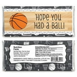 Big Dot of Happiness - Basketball Party Favors, Candy Bar Wrappers Set ...