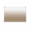 Abstract Art Sun Shade Sail 8'X10' Classic Brown Line Gradient Texture ...