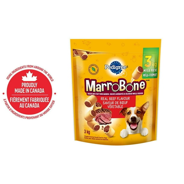 PEDIGREE Marrobone Adult Dog Treats – Real Beef Flavour with Real Bone ...