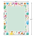 Surprise Party Letter Papers-25 Sheets of colorful, One-Sided Framed ...