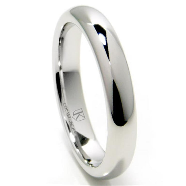 4mm cobalt wedding band | Beachweddingtips.com