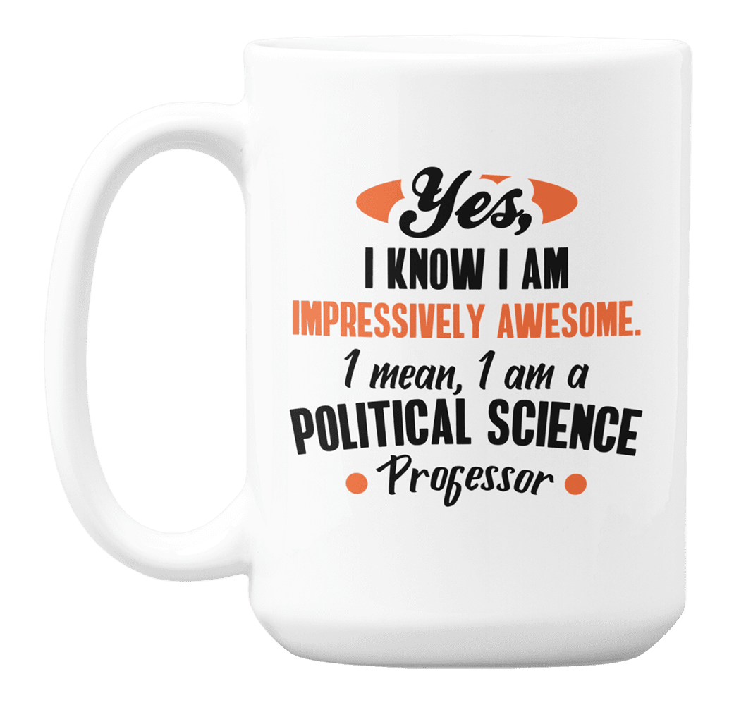 Awesome Political Science Professor Coffee & Tea Gift Mug for Poli Sci ...