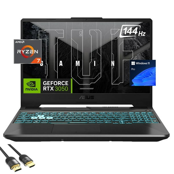 ASUS TUF 2024 A15 Gaming Laptop, 15.6" 144Hz FHD, 8-Core Ryzen 7 7435HS, NVIDIA RTX 3050, 64GB ...