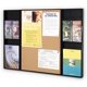 Combination Bulletin Board and Literature Rack for Wall Mount Use ...