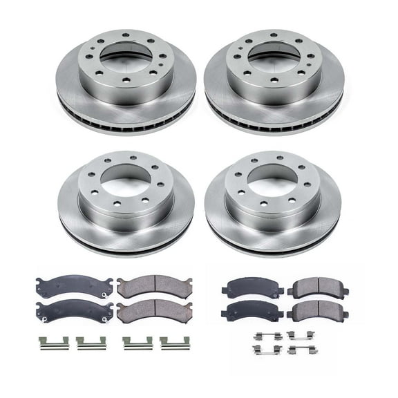 Ultimate Brakes Front and Rear Semi-Metallic Brake Pad and Rotor Kit ...