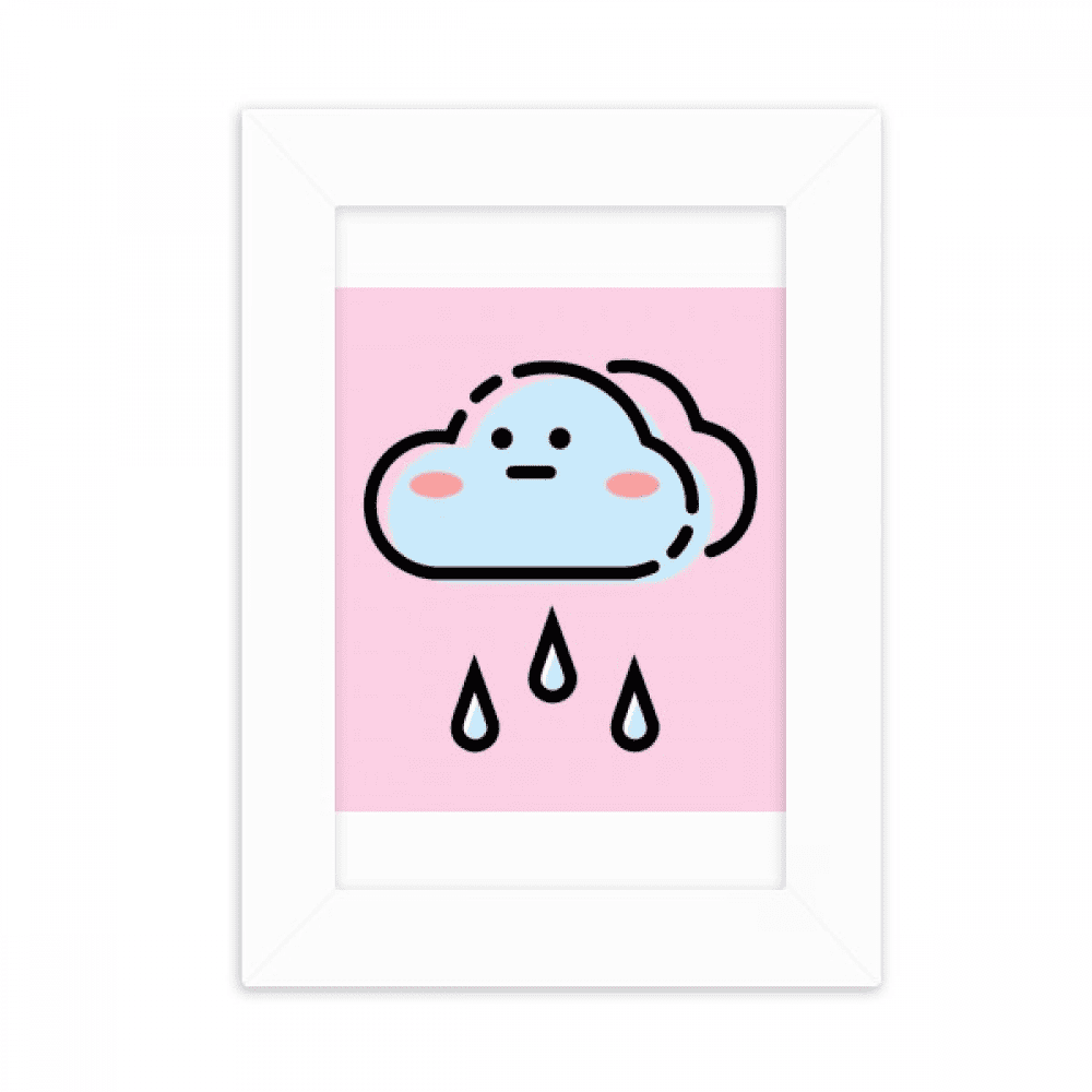 Animation Rain Overcast Desktop Photo Frame Picture Display Decoration ...