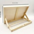 Foldable Wooden Art Stand With Tilted Writing Board Portable Desktop ...