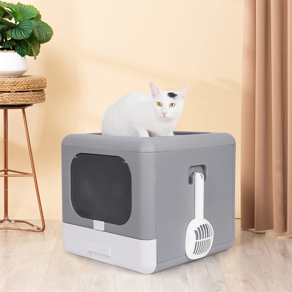 Click here for Wisfor Extra Large Cat Litter Box Kitten Closed To... prices