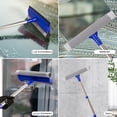 2-in-1 Window Squeegee&Car Squeegee with 15.7"-27.5" Retractable ...