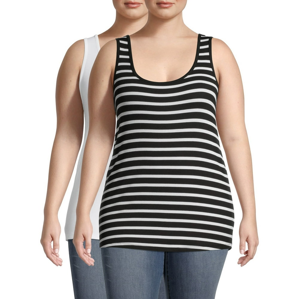 Terra And Sky Terra And Sky Womens Plus Size Everyday Essential Layering