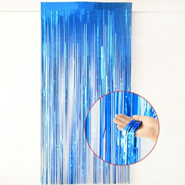 facefd 1x2m Metal Foil Fringe Curtain Fringe Backdrop Photography Props ...