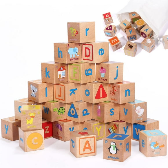 Wood Alphabet Blocks