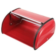 Metal Bread Box, Bread Holder Snack Container For Kitchen Countertop ...