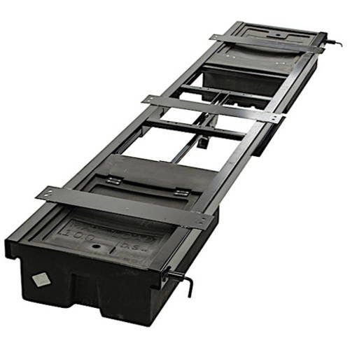 Underchassis Storage Container, Double, with Spare Tire Carrier, 99.5"L ...