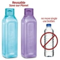 Milton Reusable 17 Oz Square Water Bottle Pack with Leak Proof Caps ...