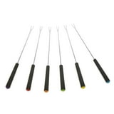 GOOHOCHY 6 Pcs Stainless Steel Barbecue Fork Camping Outdoor Hot Pot ...