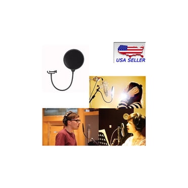 Pop Filter For Studio Microphone, Pop Shield Mic Wind Screen For Better ...