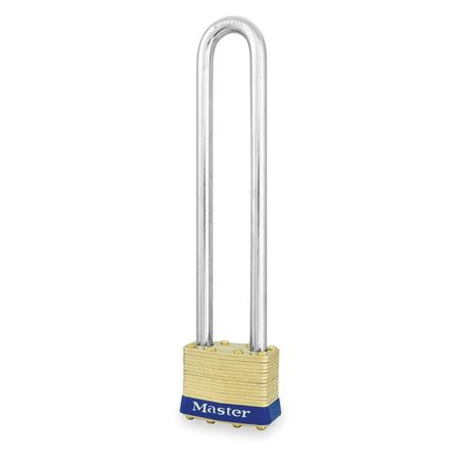 MASTER LOCK 2LN Padlock, Keyed Different, Long Shackle, Rectangular ...