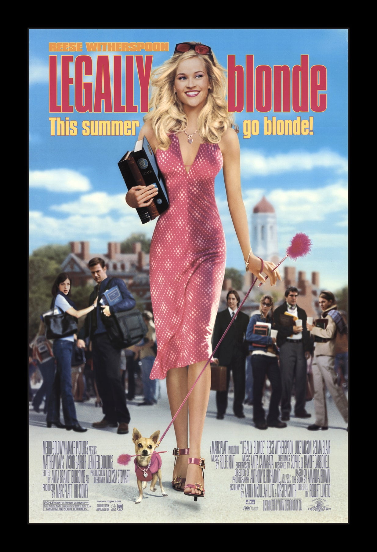Legally Blonde Movie Poster Legally Blonde: Navigating Class Through