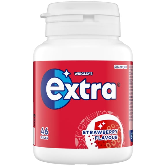 Wrigley's Extra Blueberry Flavour Sugarfree Chewing Gum Bottle 46 ...