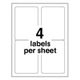 800 Shipping Labels-4X5-Round Corner-4 Per Sheet--Blank Labels-Self ...