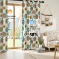 Pioneer Flower Floral Print Pattern Blackout Curtains,Triple Weaved ...