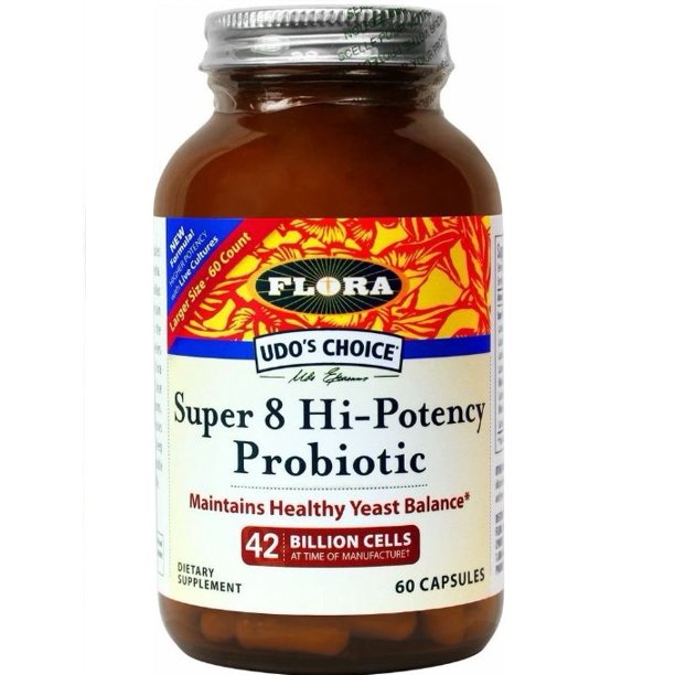 Udo's Choice - Super 8 Probiotic Capsules - 60 count - Walmart.com