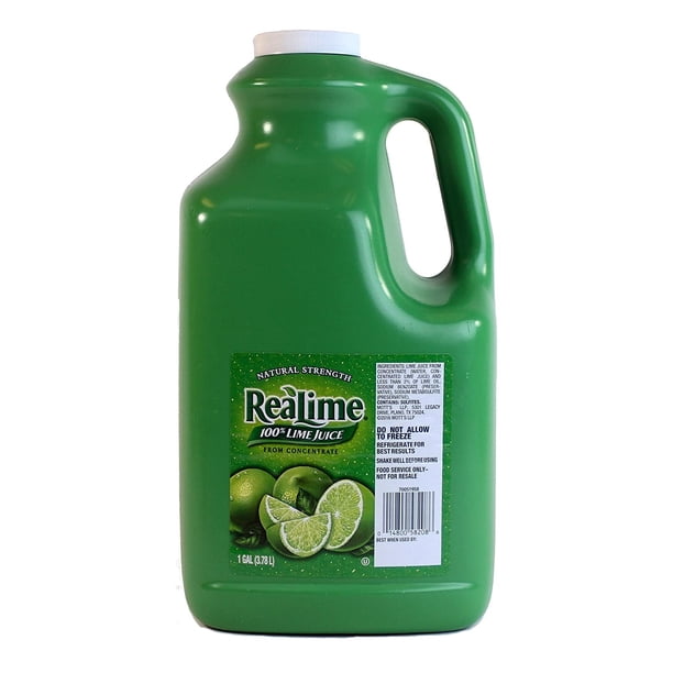 ReaLime 100% Lime Juice - 1 Gallon - Walmart.com