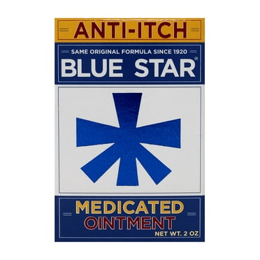 Blue Star Ointment with Soothing Aloe 2 OZ - Buy Packs and Save (Pack ...