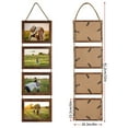 MEBRUDY 5x7 Multi-Opening Picture Frame Collage, Walnut Brown, Wall ...