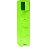 Sandusky 5-Tier Welded Storage Locker, 66"H, Electric Green - Walmart.com