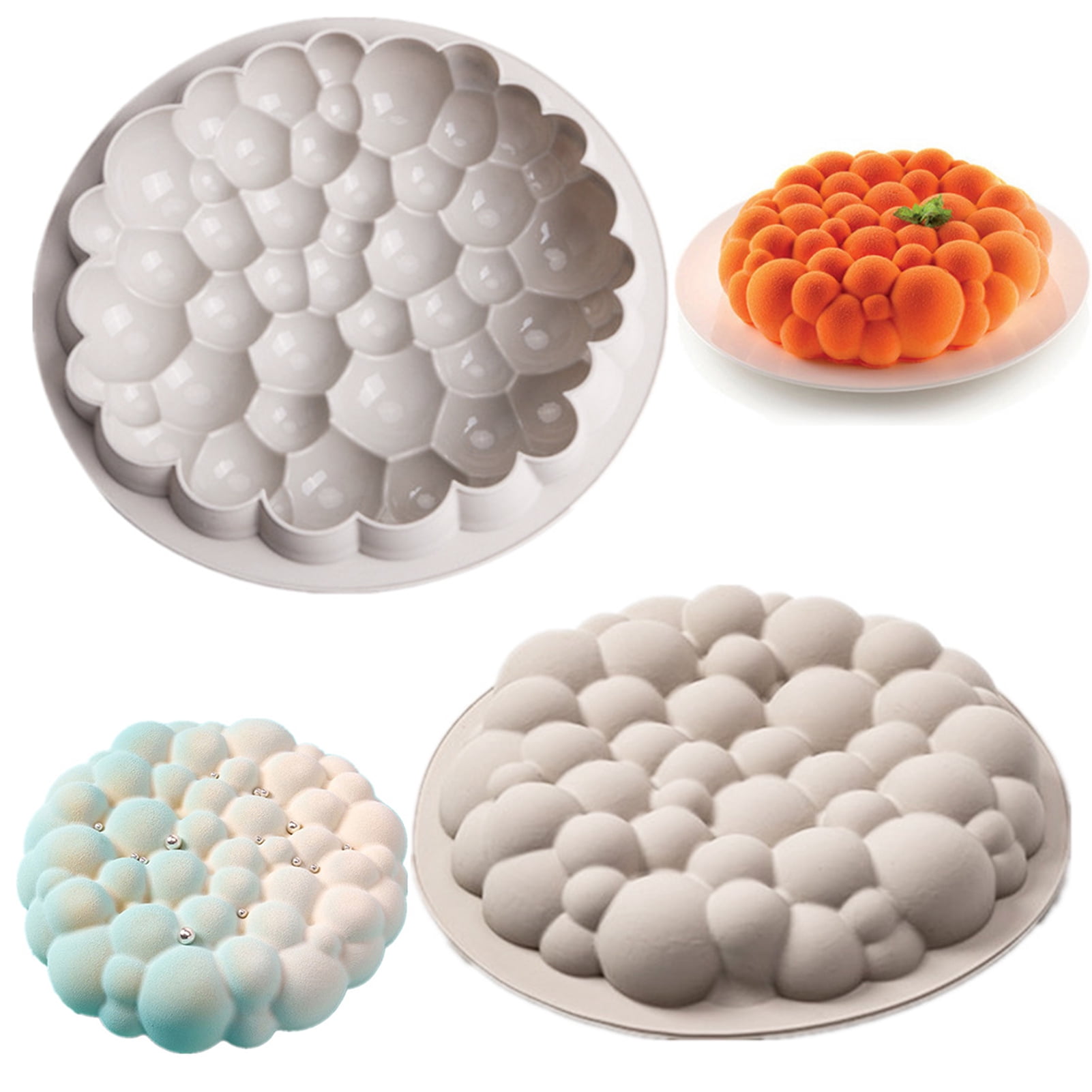 Dream Lifestyle Baking Mold Flexible DIY Round Cake Fondant Muffin ...