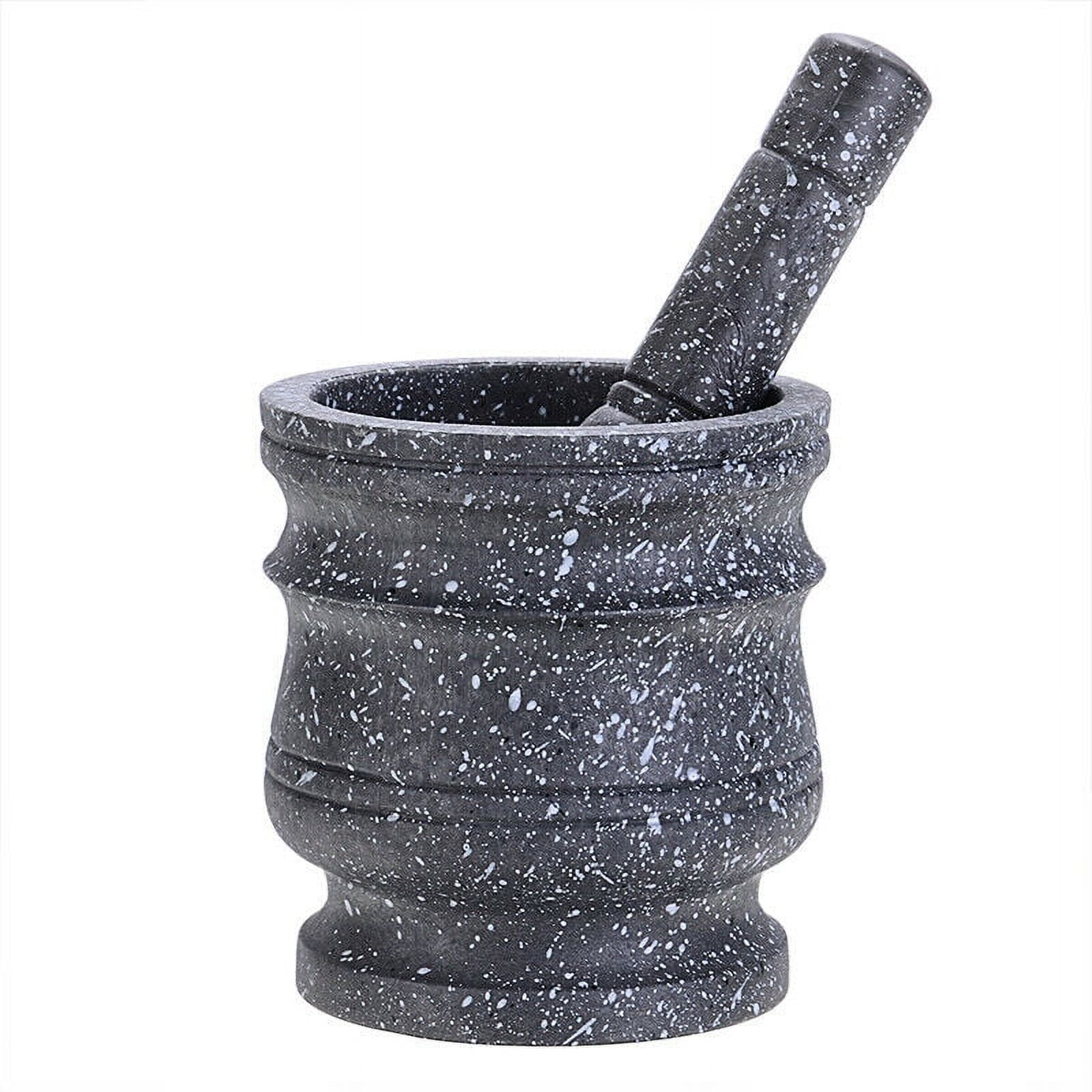Click here for Unbranded Granite Pattern Pestle Set Stone Herb Sp... prices