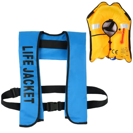 Inflatable Life Jacket Adult Life Vest Water Sports Swimming Fishing ...