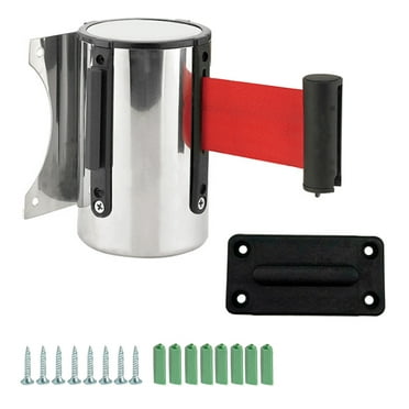 Worgeous Rope Safety Barrier Receiver Retractable Barrier Belt Receiver ...