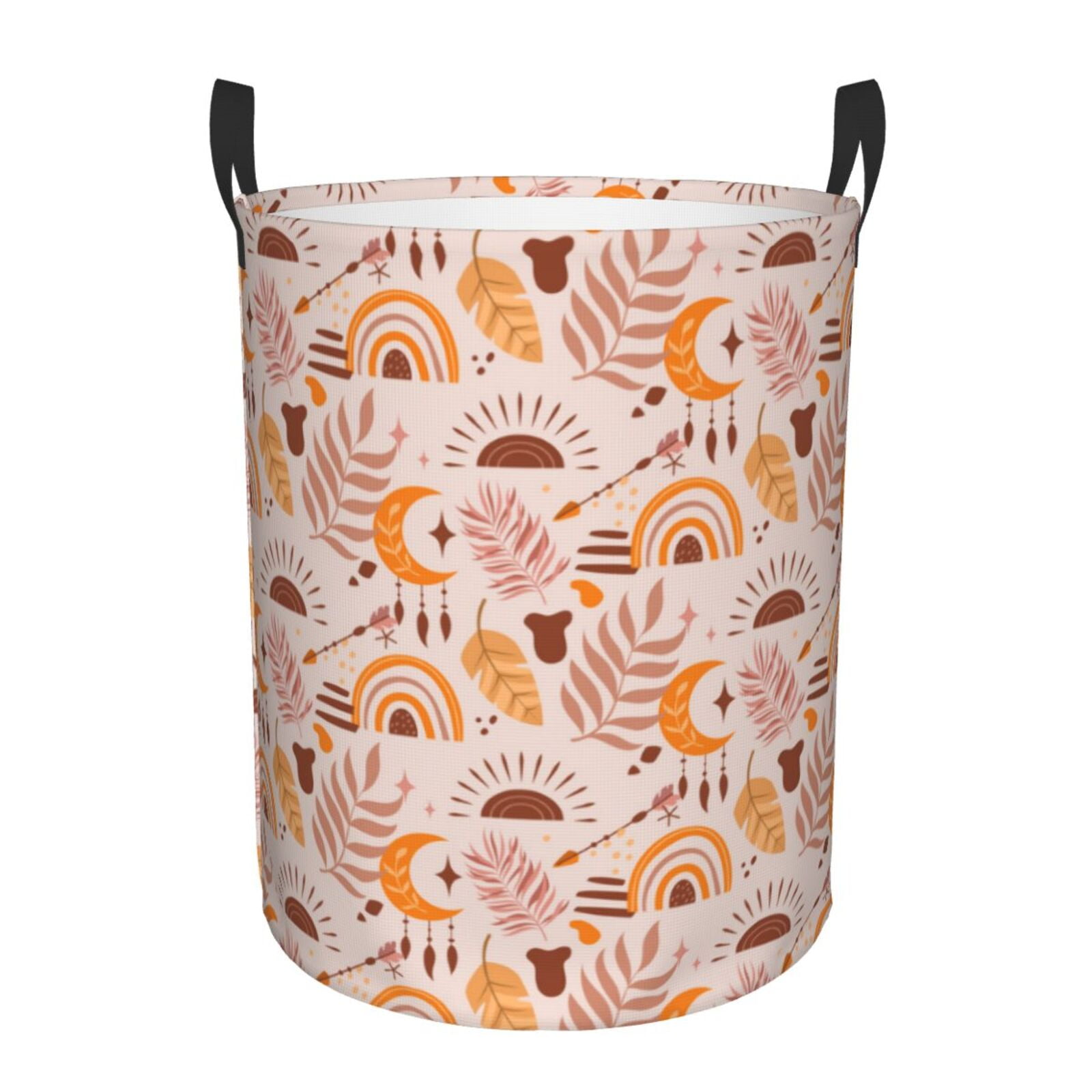 ZNDUO Round Laundry Basket, Waterproof Collapsible Laundry Baskets with ...