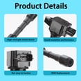 GAZTUO OEM Ignition Coil UF550 Compatible with 2007-2017 Nissan ...