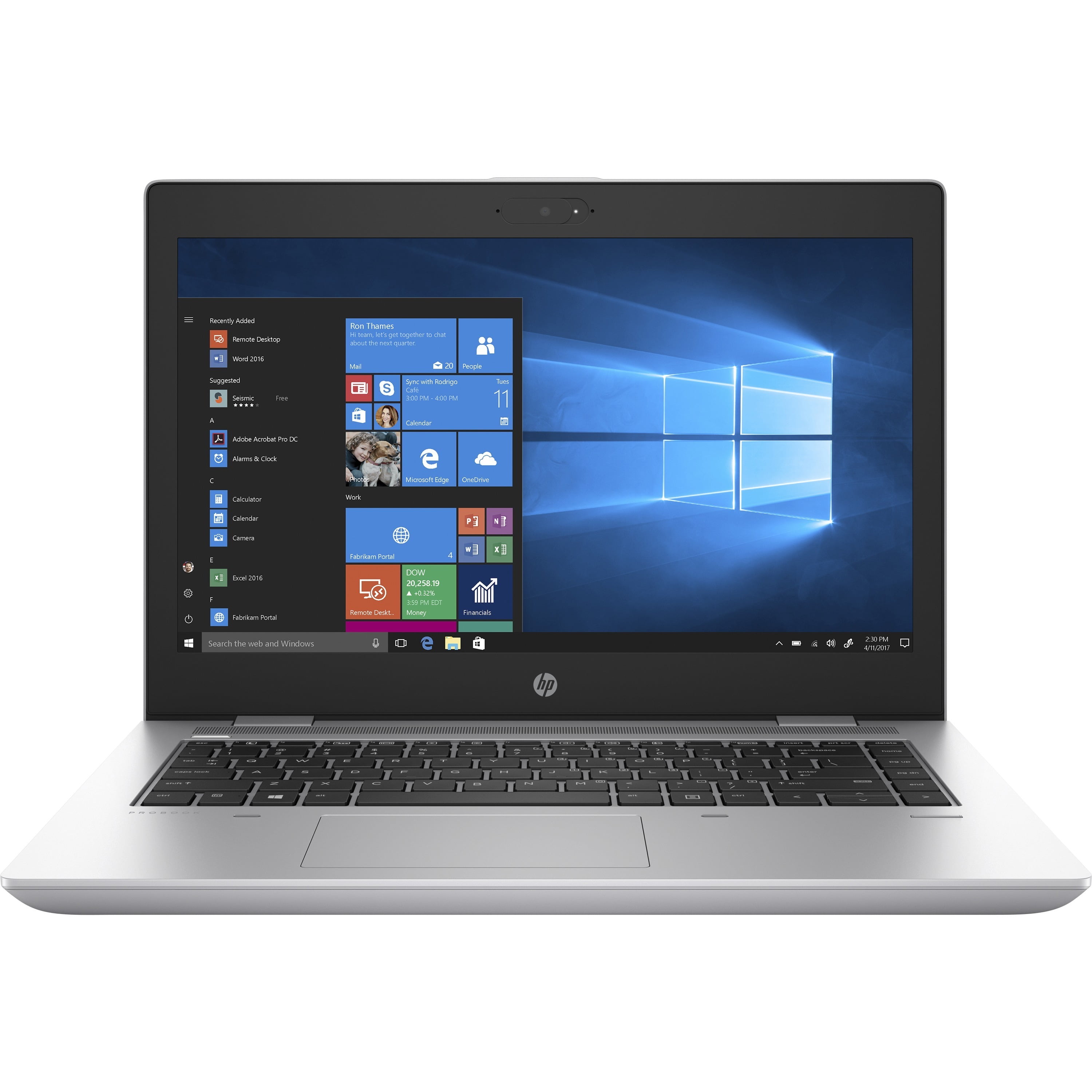 HP ProBook 14" Laptop, AMD Ryzen 3 2300U, 4GB RAM, 500GB HD, Windows 10 ...