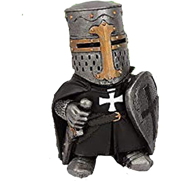 Garden Guard Medieval Statue Decorations Knight Exquisite Dwarf Garden ...