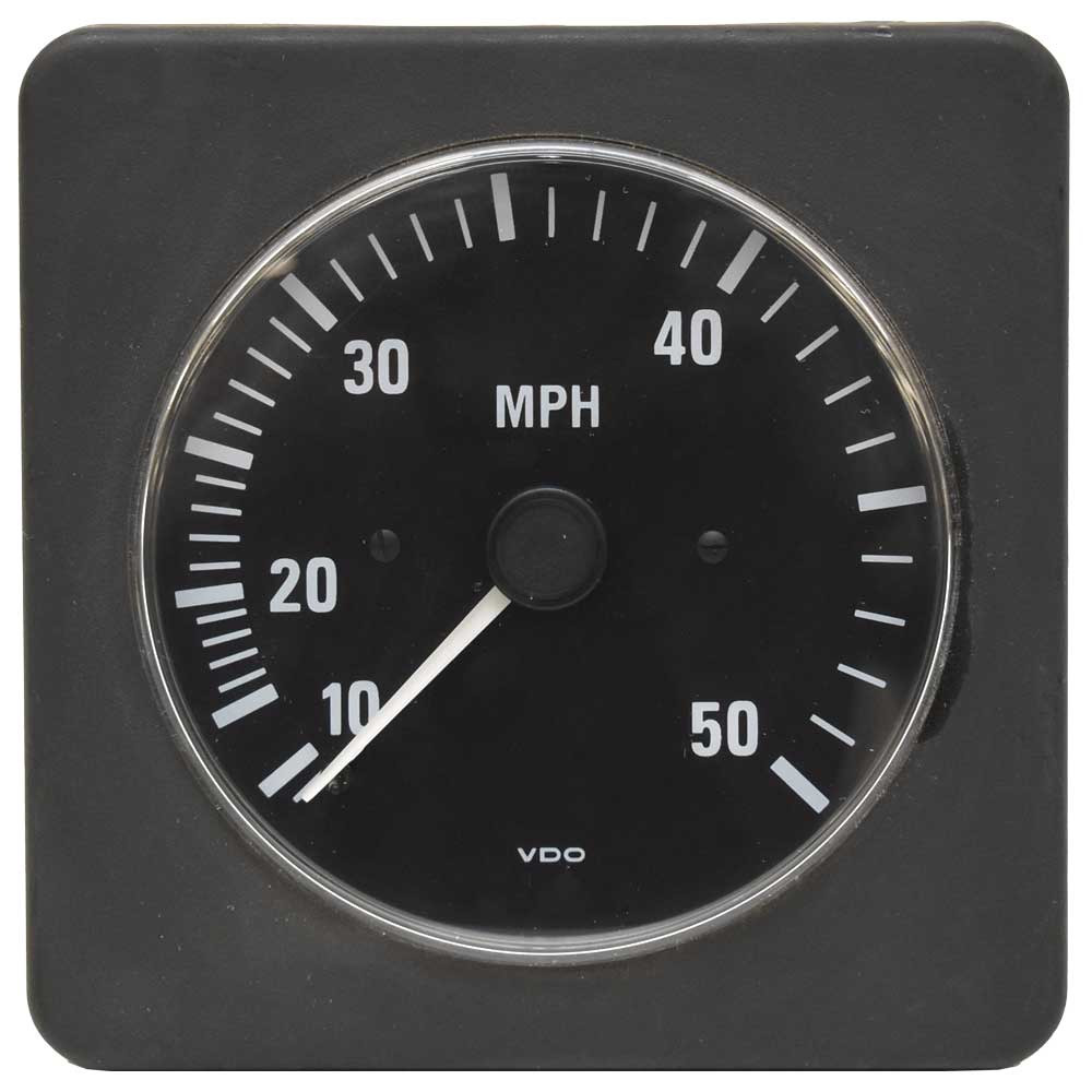 VDO Boat Speedometer Gauge 1 115 800 055A | 3 3/4 Inch Black - Walmart.com