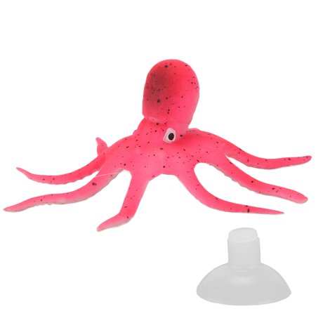 Silicone Octopus Decor,Aquarium Octopus Decoration Floating Aquarium ...