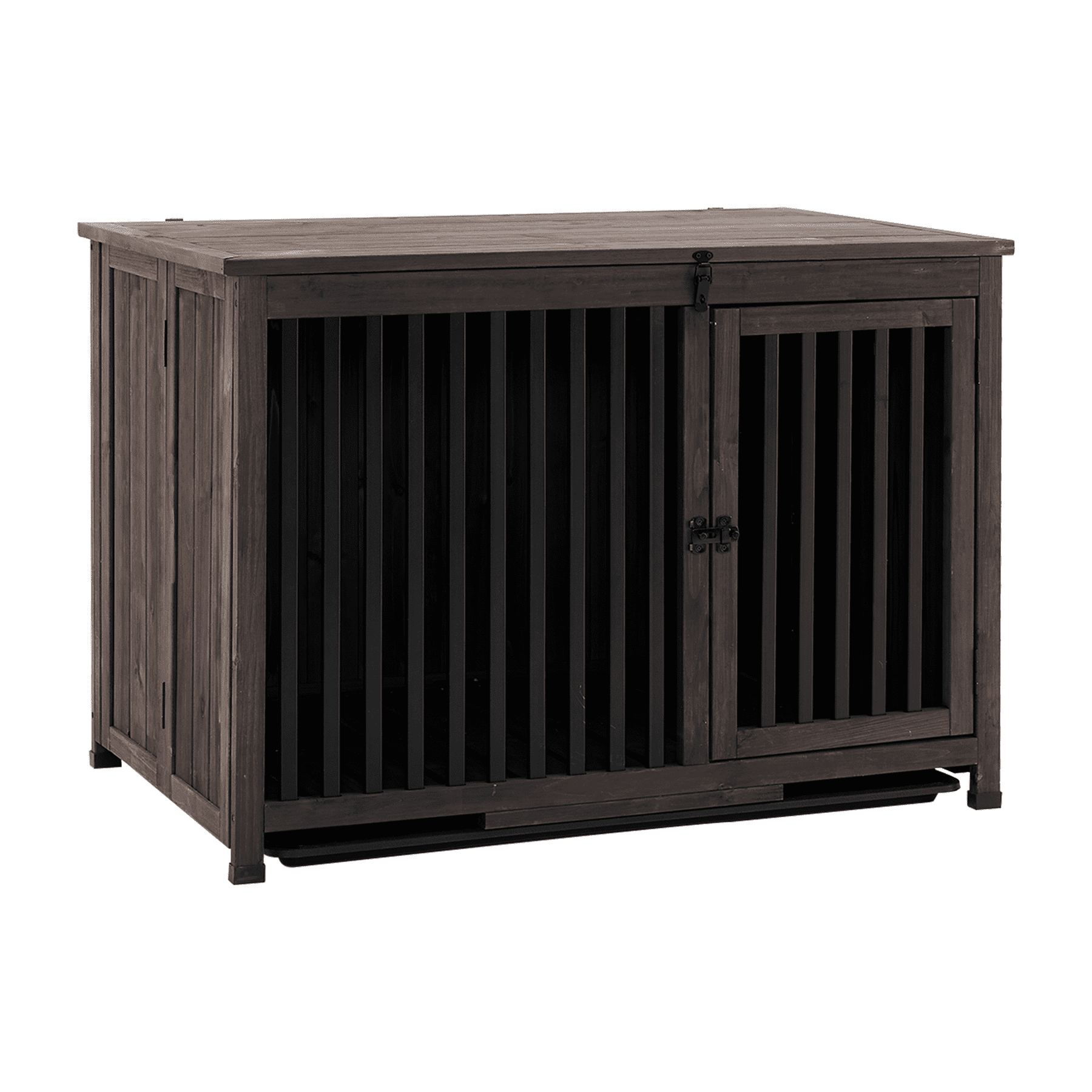 MCombo No Assembly Wooden Dog Crate Furniture (Large, Brown), 1295 - Walmart.com
